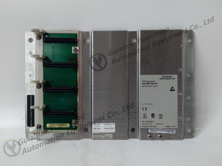 SCHNEIDER 140XBP00400 System module - Yuanmiao Automation